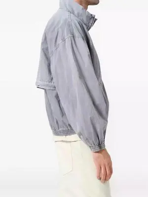 AGOLDE Marshall Zip-up Windbreaker - Grey