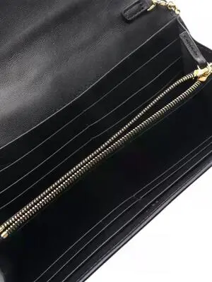 Fendi Ff Embossed Wallet On Chain Crossbody Bag