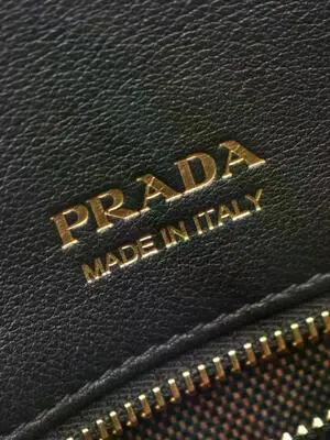 Prada 2010-2026 Medium Soft Grain Handbag - Black