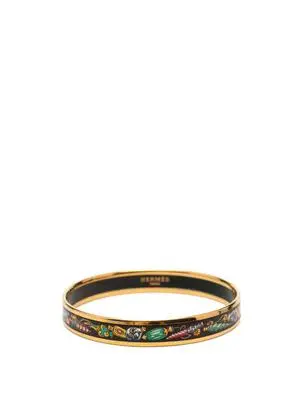 Hermès Enamel Bangle - Black
