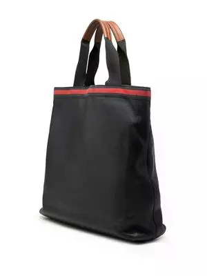 Gucci Calfskin Web Tote Bag