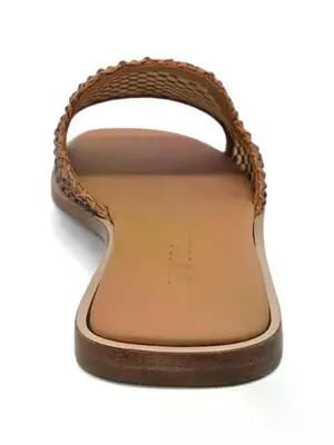LE SILLA Gilda Crystal-embellished Mesh Sandals - Brown
