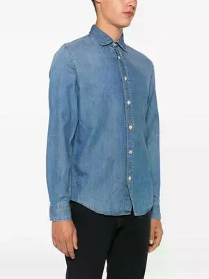 Jacob Cohen Logo-embroidered Denim Shirt