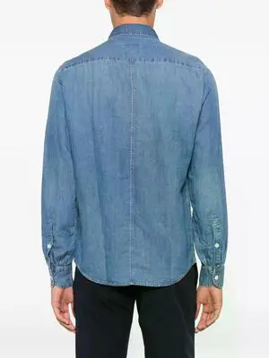 Jacob Cohen Logo-embroidered Denim Shirt