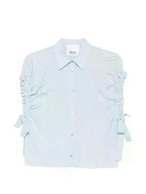 Erika Cavallini Ruched Sleeve Shirt