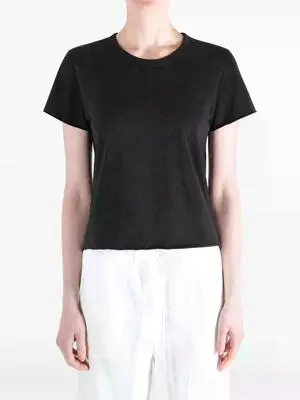 Auralee Raw-edge Crewneck T-shirt