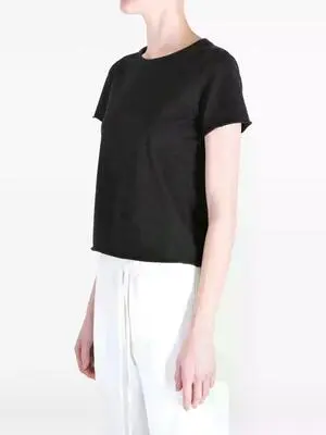 Auralee Raw-edge Crewneck T-shirt