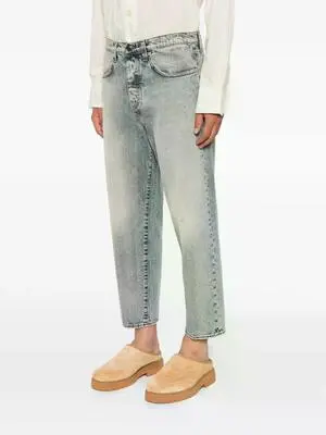BONHEUR JEWELRY Belt Loops Straight Leg Jeans
