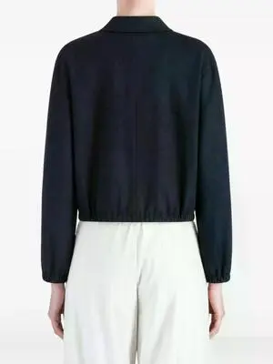 Auralee Zip-up Elasticated-hem Jacket