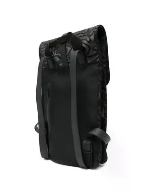 Rains Swirl Print Buckle-fastening Backpack