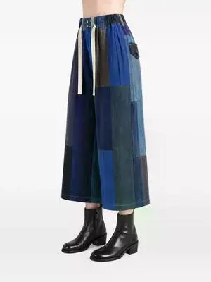 SILLAGE Patchwork-design Palazzo Pants