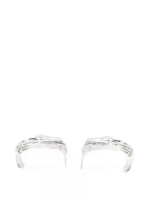 Completedworks Textured Hoop Earrings
