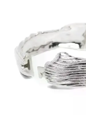 Completedworks Textured Cuff Bracelet - Silver