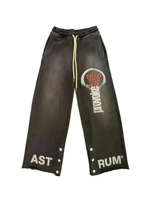 Astrum Provoke Logo-print Track Pants - Grey