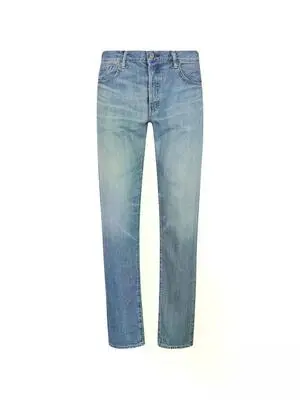 Edwin Straight-leg Jeans With Faded Effect - Blue