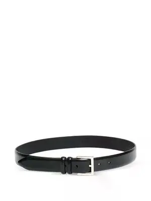 Orciani Buckled Leather Belt - Black