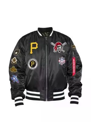 New Era X Alpha Industries Reversible Bomber Jacket - Black