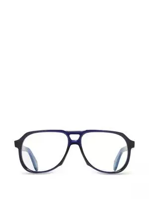 CUTLER & GROSS Pilot-frame Eyeglasses - Blue