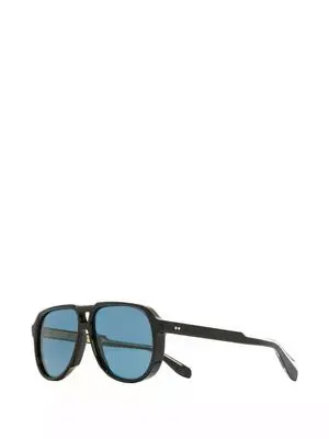 CUTLER & GROSS Geometric Frame Sunglasses
