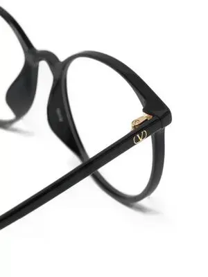 Valentino Garavani Vlogo Round-frame Glasses