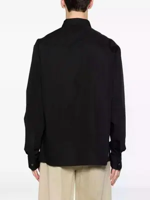 PAOLO PECORA Long-sleeve Chest-pocket Shirt