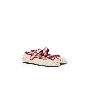 Miu Miu Crochet Ballerinas