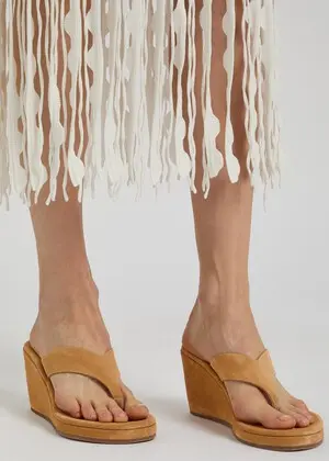 ANCIENT GREEK SANDALS Charys Suede Wedges