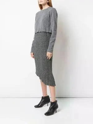 JW Anderson Two-layer Pleated Dress