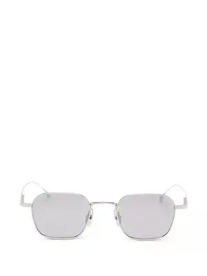 Maui Jim Mekala Geometric Frame Sunglasses - Silver