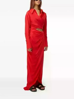 Gauge81 Sabinas Wrap Shirt - Red