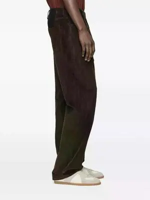 MAISON MARGIELA Corduroy Straight-leg Trousers - Brown