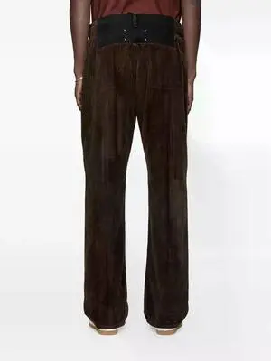 MAISON MARGIELA Corduroy Straight-leg Trousers - Brown