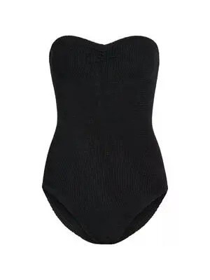 Hunza G Brooke Crinkled Swimsuit - Black