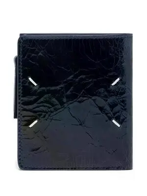 MAISON MARGIELA Crackled-leather Four Stitches Wallet