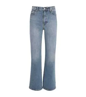 FRAME High-rise Bootcut Jeans - Blue