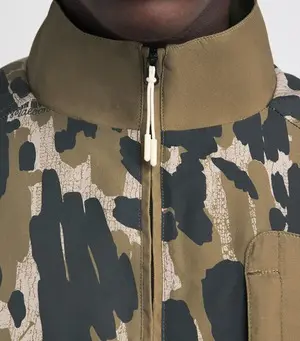 MALBON Tour Divot Half-zip Shirt - Brown
