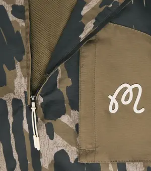 MALBON Tour Divot Half-zip Shirt - Brown