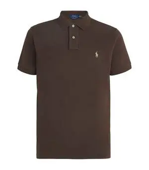 Polo Ralph Lauren Cotton Mesh Custom-fit Polo Shirt - Brown