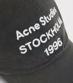 Acne Studios Cotton Logo Baseball Cap