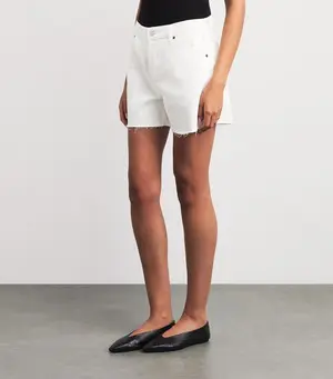 Still Here Raw Edge Denim Shorts