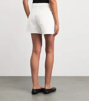 Still Here Raw Edge Denim Shorts