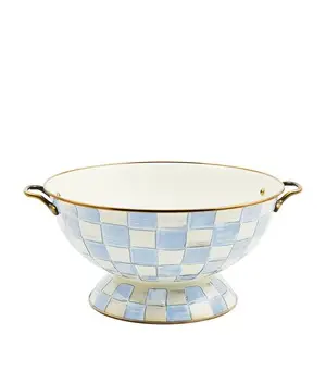 MACKENZIE-CHILDS Sky Check Everything Bowl - Blue