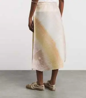 Issey Miyake Midi Skirt - Beige