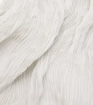 Issey Miyake Chiffon Twist High Neck Top