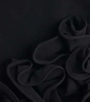 Sandro Mini Dress With Ruffled Hem