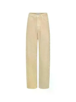 MARINE SERRE Faded Moon-motif Jeans