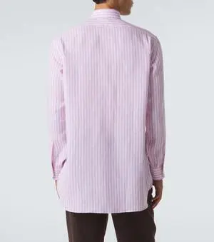 Charvet Striped Linen Shirt
