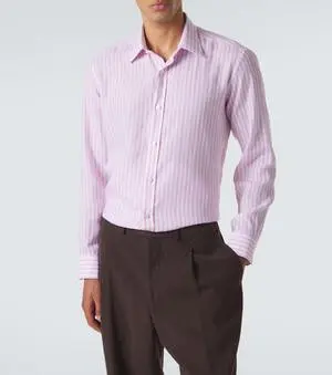 Charvet Striped Linen Shirt