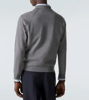 Miu Miu Virgin Wool Polo Sweater