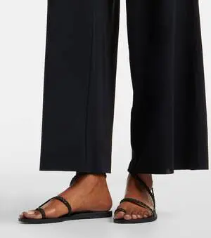 ERES Zelie Jersey Wide-leg Trousers - Black